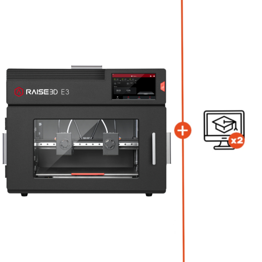 Raise3D E3 - Imprimante 3D professionnelle fiable et polyvalente