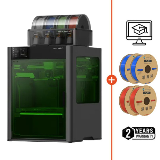 Bambu Lab H2C Laser Full Combo 10W - Système Vortek avec Laser 10W