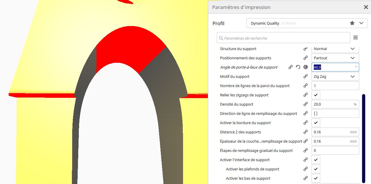 Optimiser vos supports sur Cura - Polyfab3D